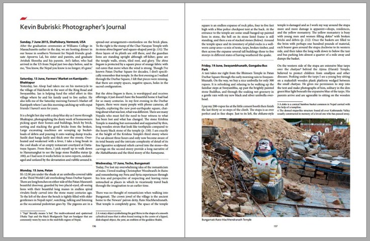 Kevin Bubriski – Nepal Earthquake – PhotoBook Journal
